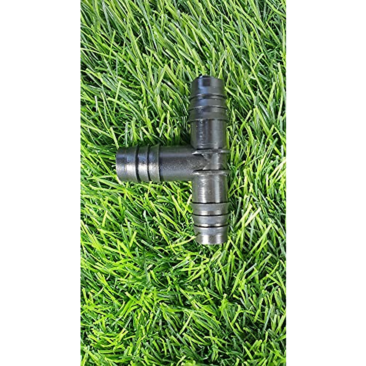 Drip Irrigation Universal Barbed Tee Fitting, Barbed Connectors for 5/8" Drip Tubing Connectors compatible with Rain Bird and Most 5/8" Tubing or Sprinkler Systems (20 in pack)