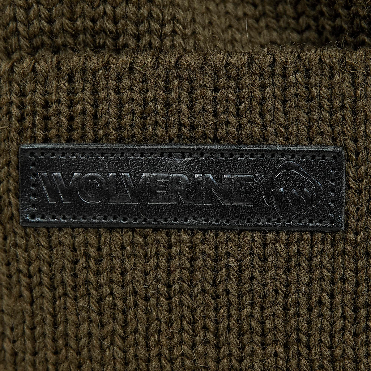 WOLVERINE Unisex Performance Beanie-Durable for Work and Outdoor Adventures (One Size Fits Most), Wool Watch-Dark Olive