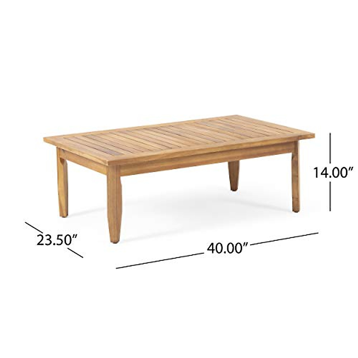 Christopher Knight Home Caitlyn Outdoor 4 Seater Chat Set with Cushions, Teak Finish, Cream