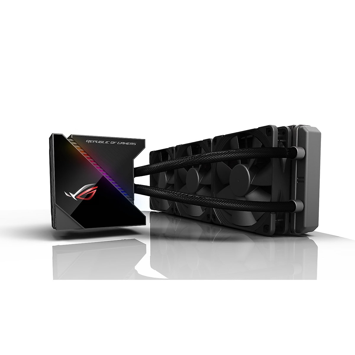 ASUS ROG Ryujin 360 All-in-One Liquid CPU Cooler with Colour OLED, Aura Sync RGB and Noctua iPPC 2000 PWM 120 mm Radiator Fan