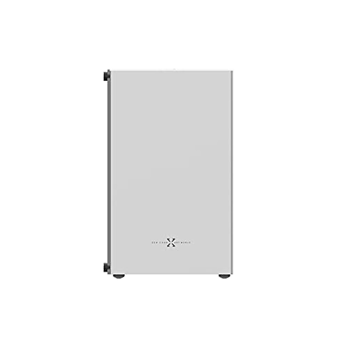 MATX PC Case in Mini-Size, Portable Gaming Computer Case, Aluminum Micro ATX Case for DIY Installation Silver