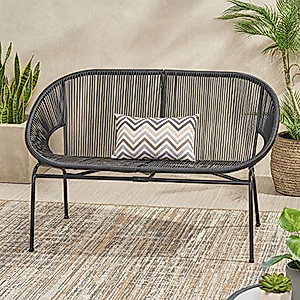 Christopher Knight Home Loveseat, Black