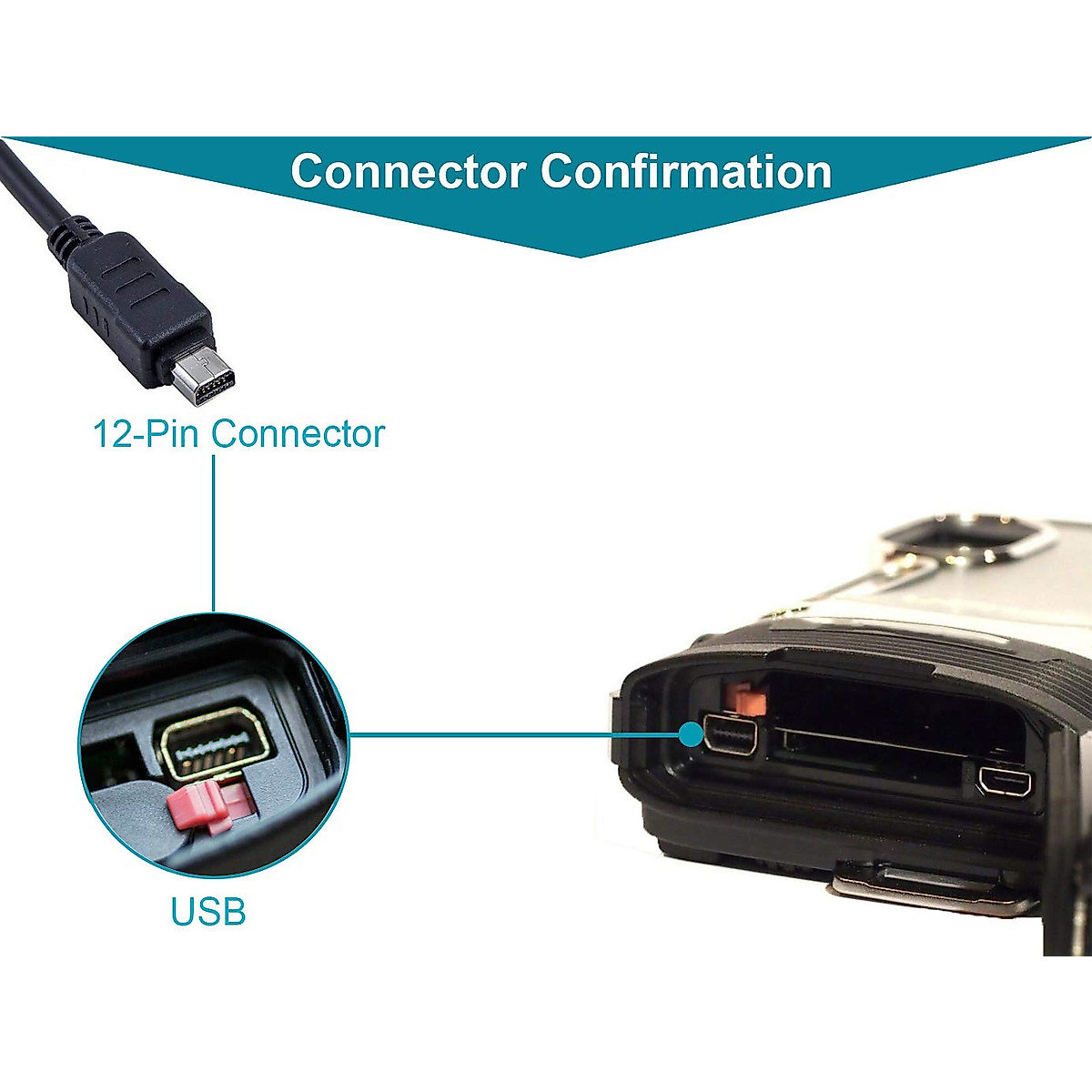 MaxLLTo™ USB Battery Charger + Data SYNC Cable Cord for Olympus Camera Stylus TG-2 iHS TG-3