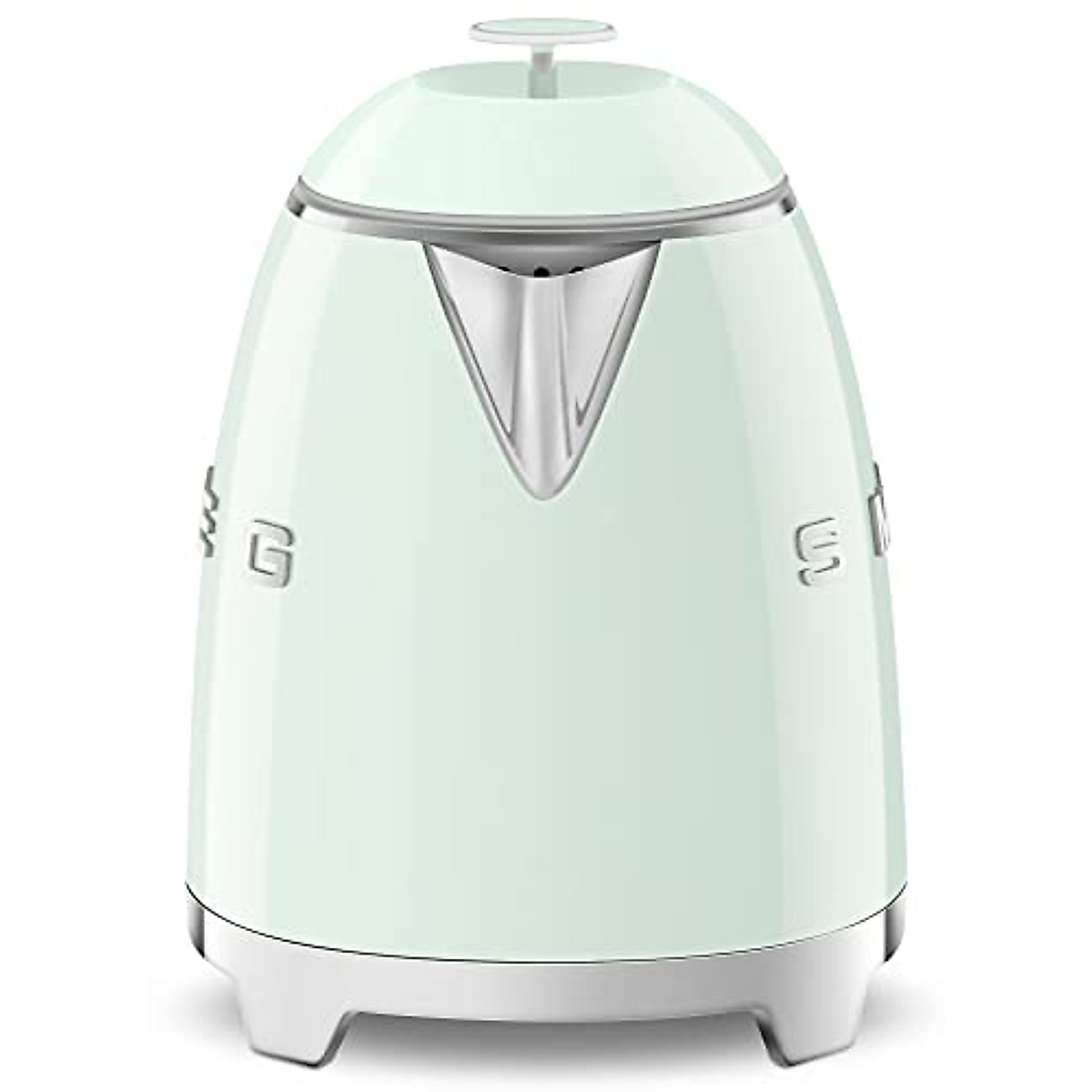 SMEG Mini 50's Retro Style 3 Cup Electric Kettle with Double Wall Anti Slip Base and Water Level Indicator (Pastel Green)