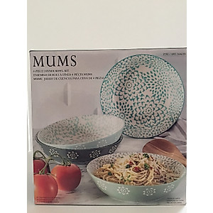Baum Mums 4-Piece Dinner Bowl Set