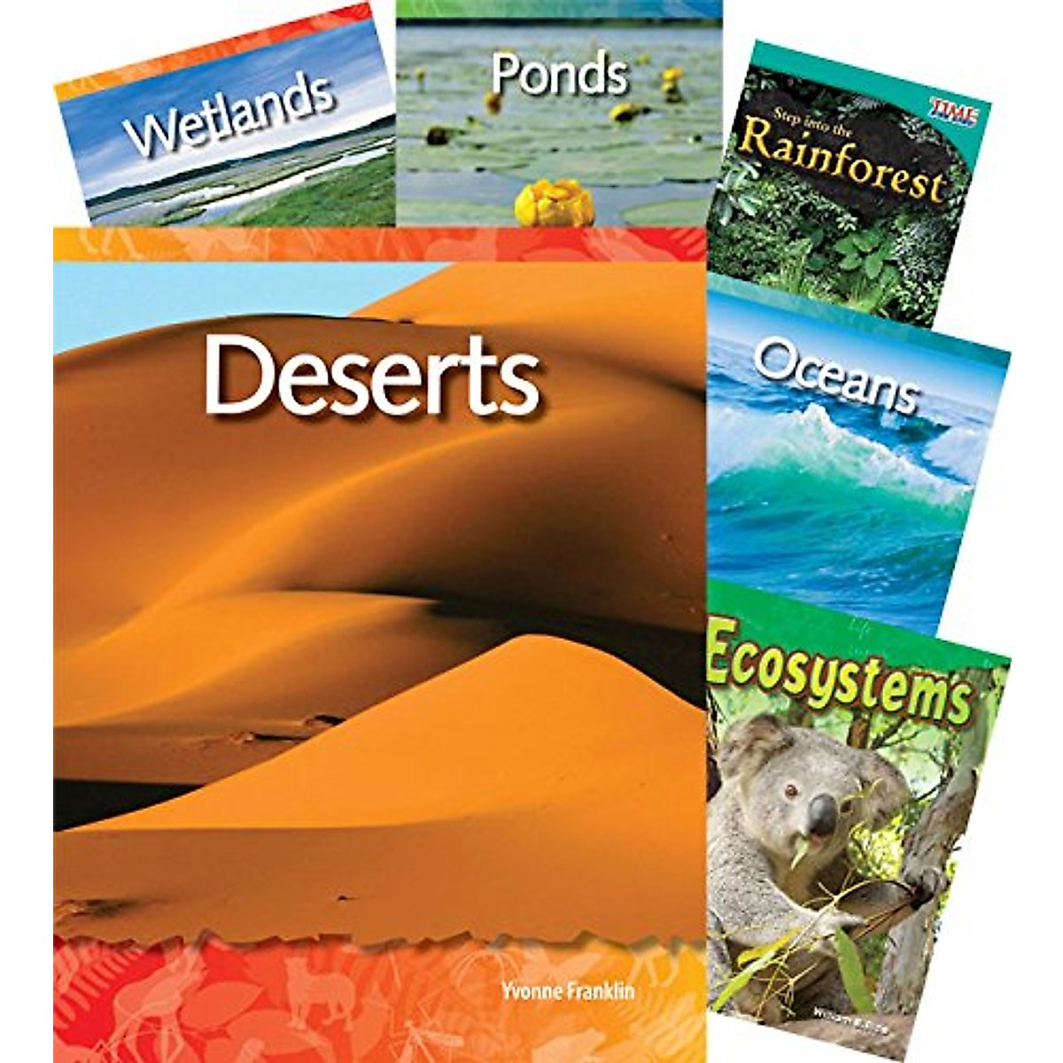 Teacher Created Materials - Classroom Library Collections: Biomes and Habitats - 10 Book Set - Grades 2-3 - Guided Reading Level K - P