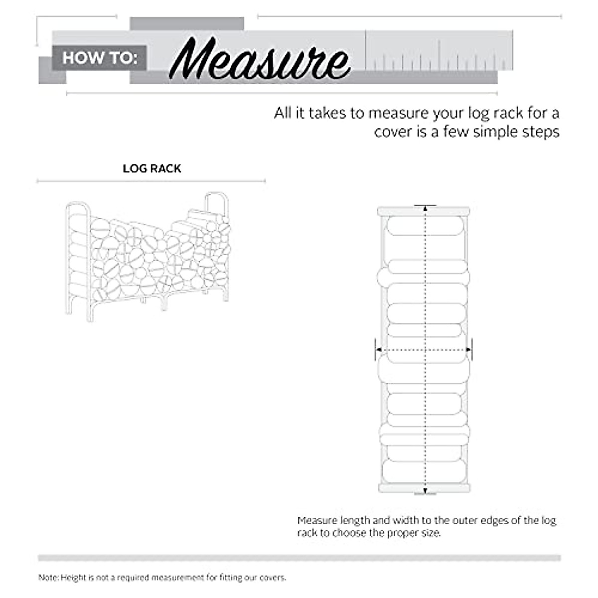 Classic Accessories Veranda Water-Resistant 4 Foot Log Rack Cover, Patio Furniture Covers