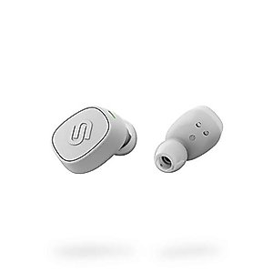 Urbanista Tokyo True Wireless Earbuds 16H Playtime Bluetooth 5.0 with Charging Case, Multi Function Button Earphones Compatible with Android and iOS - White