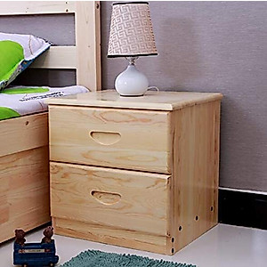 SJYDQ Wooden Nightstand Storage Cabinet with Drawer Organizer Detachable Assembly Bedside Table Bedroom Fashion Furniture