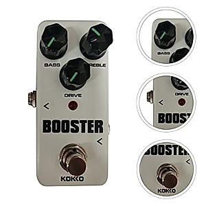 ERINGOGO 3 Pcs Distortion Tuner Pedal True Bypass Electric Guitar Processor Boost Pedialax Dual Soul Food Amp Pedals Tube Guitar Pedal Board Eq Effect Pedal Noise Gate Time Delay