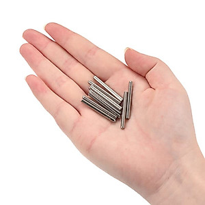 Tool parts 3x28mm Dowel Pins - 10pcs Round Head Flat Chamfered End Dowel Pin