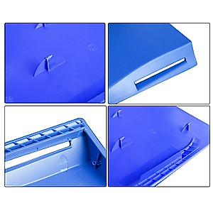 IQIKU PS5 Plates for Disc Edition, PS5 Cover, Hard Shock Resistant PS5 Shell (Blue)