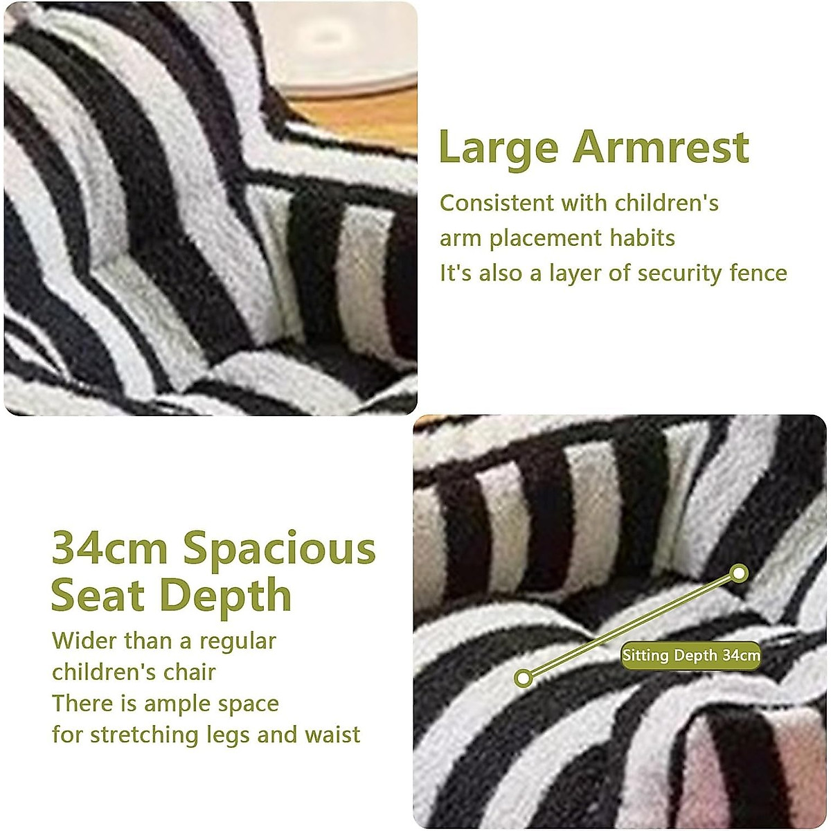 Kids Chairs for Toddler Kids Sofa Toddler Couch Soft Plush Toddler Chair Comfy Seat Chair Kids Read Sofa Bedroom and Playroom Furniture Gifts for Girls and Boys