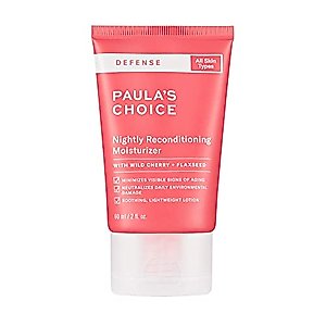Paula's Choice Nightly Reconditioning Moisturizer - Anti-Pollution, Hydrating Face Cream with Wild Cherry & Marula Oil, 2 oz