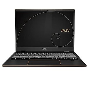 MSI Summit E13 Flip Evo 13.4" FHD+ 120hz Touch 2 in 1 Business Laptop: Intel Core i5-1240P Iris Xe 16GB LPDDR5 512GB NVMe SSD, 360-Degree Flip, Thunderbolt 4, MSI Pen, Win 11 Pro: Ink Black A12MT-003