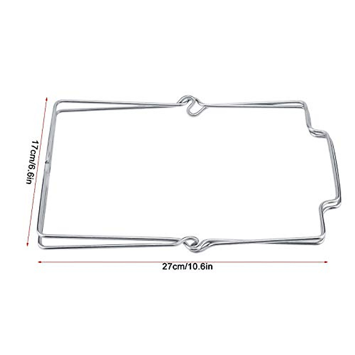 Nicoone Foldable Trash Bag Holder Trash Bin Stand, Folding Mini Plastic Bag Trash Bin Holder Garbage Bags Storage Rack, Space Saving Kitchen Organizer