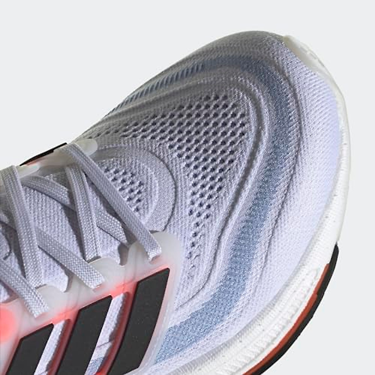 adidas Women’s Ultraboost Light Running Shoes (Ultraboost 23), White/Black/Solar Red, 9.5