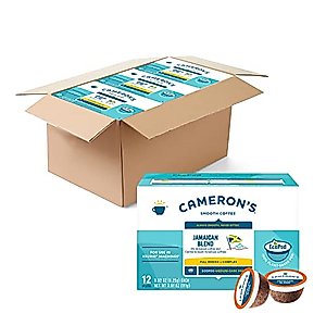 Cameron's Coffee Single Serve Pods, Jamaican Blend, 12 Count (Pack of 6)