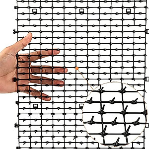 One Sight Scat Mat for Cats with Spikes, 78x11 inches, Cat Repellent Outdoor, Cat Deterrent Indoor, Dog Digging Deterrent for Garden and Fence, Cats Stopper Network