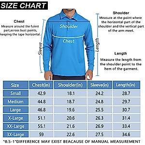 FINGER TEN Men's Golf Shirts Long Sleeve Short Lightweight Dry Fit Moisture Wicking T-Shirts UPF 50 Sun Protection (White, Large)