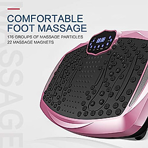 nimto Vibration Plate Exercise Machine Whole Body Workout Vibration Fitness Platform for Home Fitness & Weight Loss + BT + Remote, 99 Levels