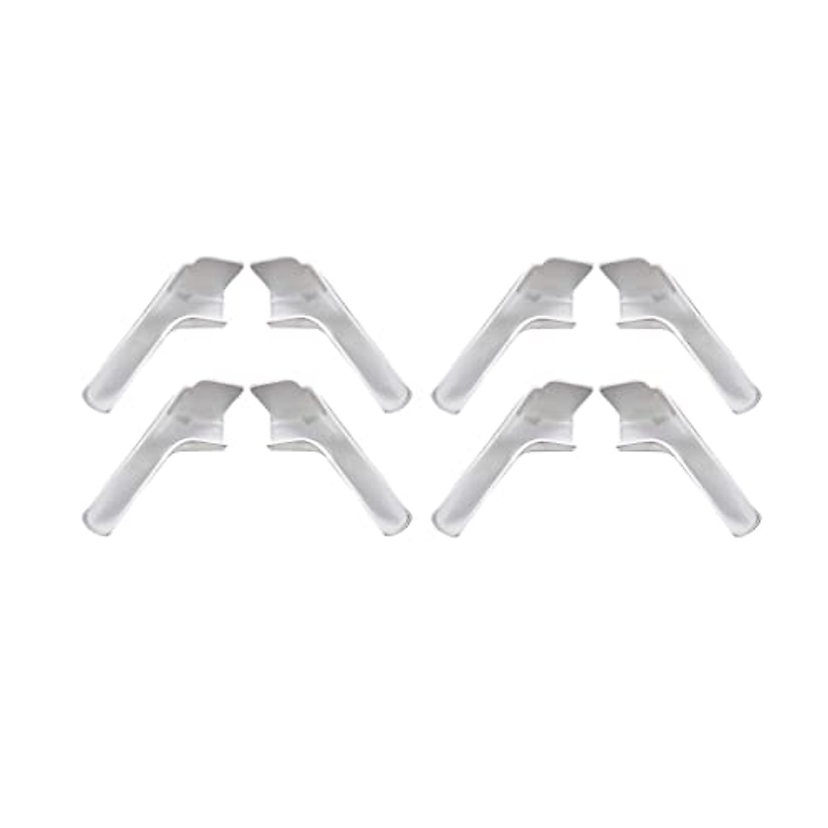 BBMTA Replacement RV Trailer Camper Hardware Extended Rain Gutter 655-FLEX-PW-A RV Trailer Camper Hardware Extended Rain Gutter Spout Spout 4 Left and 4 Right Side