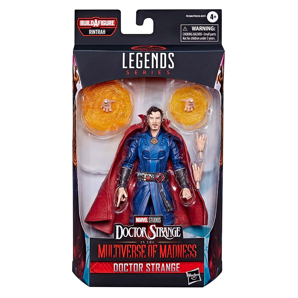 Marvel Legends Series Doctor Strange in The Multiverse of Madness 6-inch Collectible Doctor Strange Cinematic Universe Action Figure Toy,4 Accessories