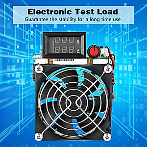 Electronic Load Module 12V 250W 0-20A Load Battery Tester Discharge Board Burn-in Module for Home Industrial