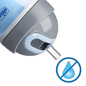 Chicco Insulated Sippy Cup with Straw, Spill-Free Lid, Dishwasher Safe - Blue/Teal, 9 oz/ 260 ml, 2 Count (Pack of 1)