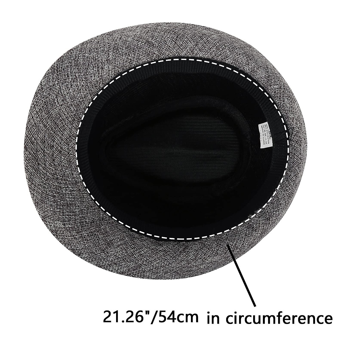 Alizeal 2.5cm Elastic 3 Clip Suspender and Bow Tie Set with Hat for Kids, Black