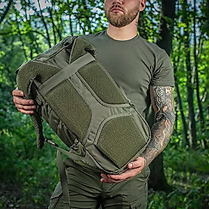 M-Tac Elite Tactical Backpack 25L Gen.II - Army Military Style Daypack Bag with Molle (Olive)