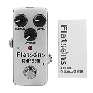 Pure Analog Circuit Guitar Compression Effects Pedal,Compressor Mini Guitar Effect Pedal Instrument Accessory