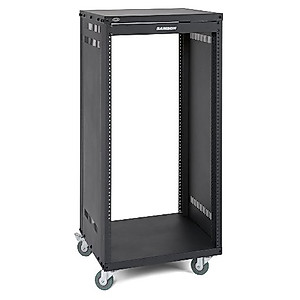 Samson 21U Universal Equipment Rack Stand with Locking Caster Wheels (SASRK21)