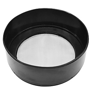 EISCO 6 Piece Stackable Assorted Mesh Sieve Set, 7 Inch - Plastic - Includes #5, 10, 60, and #230 Plus Bottom Pan and Cover