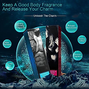 2Pcs Pheromone Perfume,Pheromone Perfume for Women,Long Lasting Pheromone Perfume,Portable Pheromones Roll On Perfume Long Lasting Women