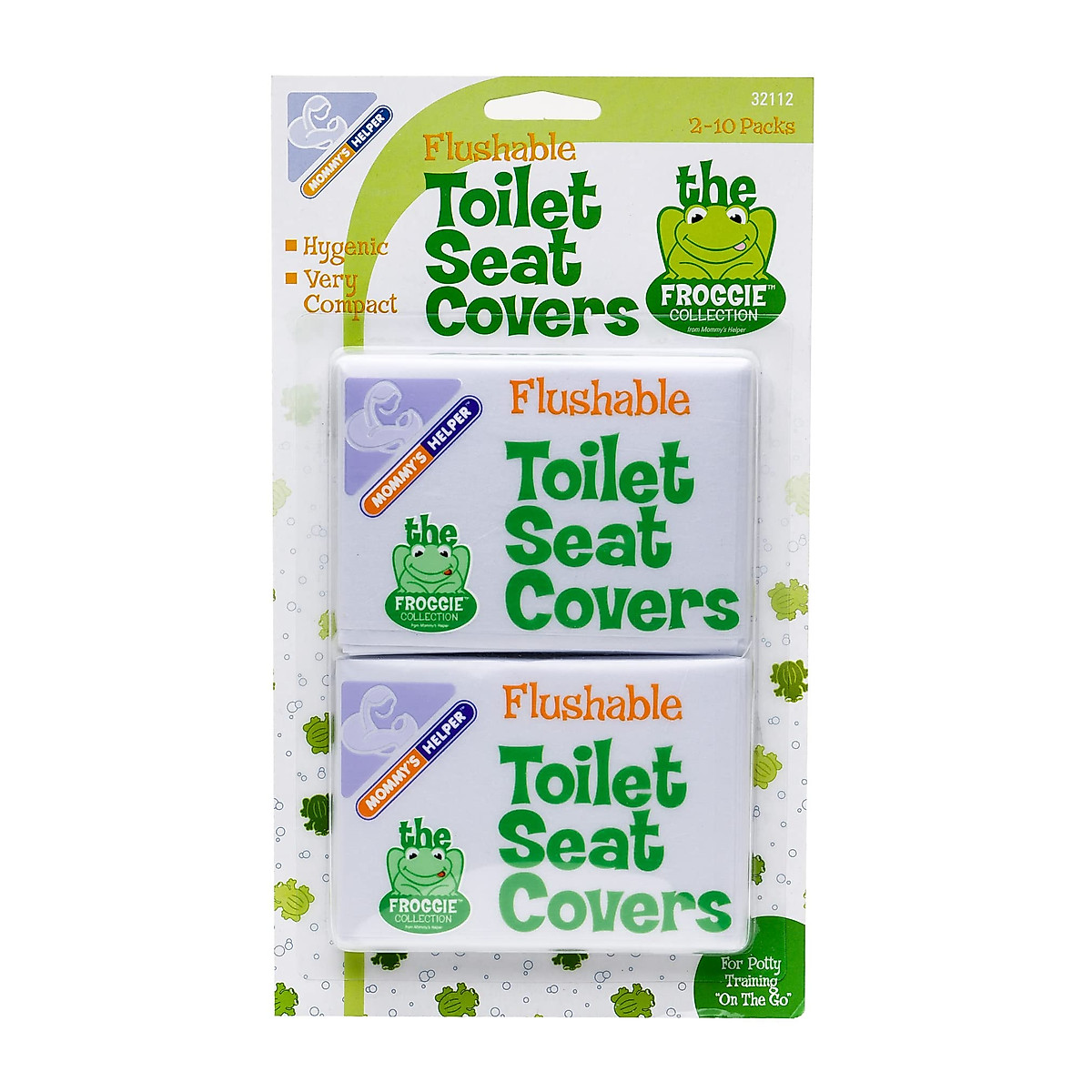 Mommy's Helper Flushable Toilet Seat Covers, White