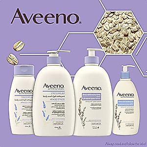 Aveeno Body Moisture Stress Relief Moisturizing Lotion, 18 Ounce