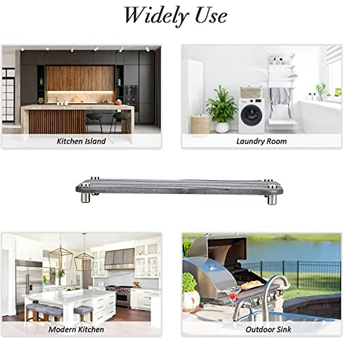 IEVEY Instant Dry Kitchen Sink Organizer Sponge Holder for Kitchen Sink, Under Sink Organizer with a Diatom Mud Base, Suitable for Sink Organizers in Kitchens, Bathrooms, Pantries