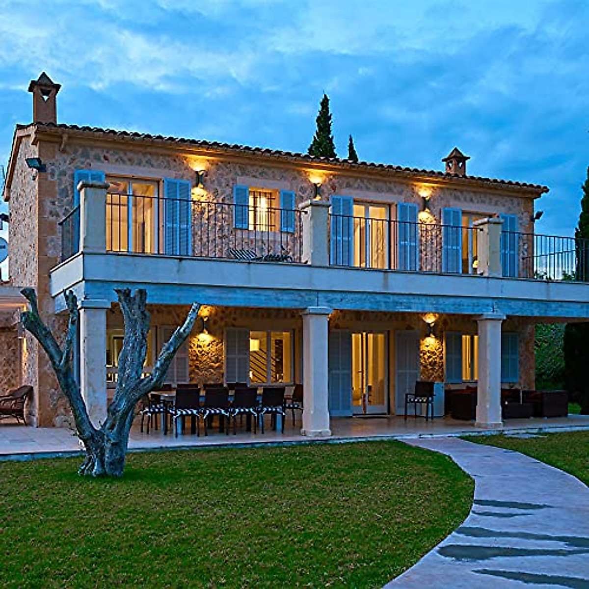 Shinbeam Outdoor Wall Lights,Up and Down LED Porch Lights,Waterproof 10W 3000K Wall Mount Light, Outdoor Wall Lamp Suitable for Garden & Patio Lights(2 Packs)