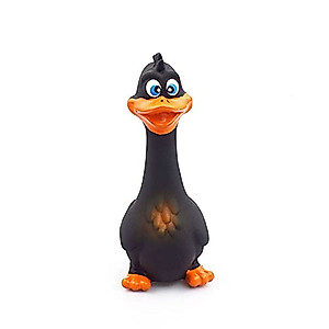 SLAGMALE Pets Dog Toys Screaming Chicken Squeeze Sound Toy Dog Squeaker Chew Training Toy for Medium and Small Dogs (Black)
