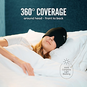 Comfortable Migraine Headache Relief Cap - Migraine Ice Head Wrap With 360° Form Fitting Design - Gel Ice Cap - Natural Hot or Cold Therapy For Headache, Tension, Puffy Eyes, Stress -One Size fits all