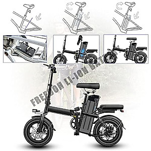 FREEDOH E-Bike Battery 48V Lithium Ion Ebike Battery Pack 8Ah 10Ah 13Ah 15Ah 17.5Ah 20Ah Replacement Li-ion Battery for 250-1000W Motors with Charger,48v,17.5Ah