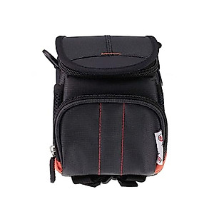 Navitech Black Portable Camera Shoulder Bag Compatible With Canon PowerShot SX620 HS Compact Camera