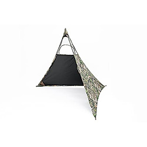 Nukem Grab & Go Hunting Ground Blind - TrueTimber HTC Green - Lightweight Stake-Free Pop Up Turkey & Deer Blind (Standard)