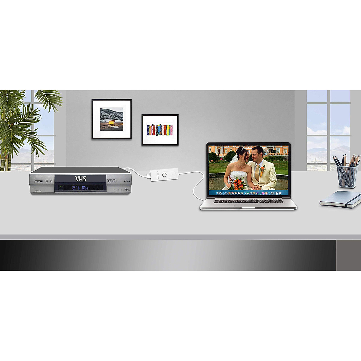 Diamond Multimedia VC500MAC USB 2.0 One Touch Vhs to DVD Video Capture Device with Easy to Use Software, Convert, Edit and Save to Digital Files for MacOS