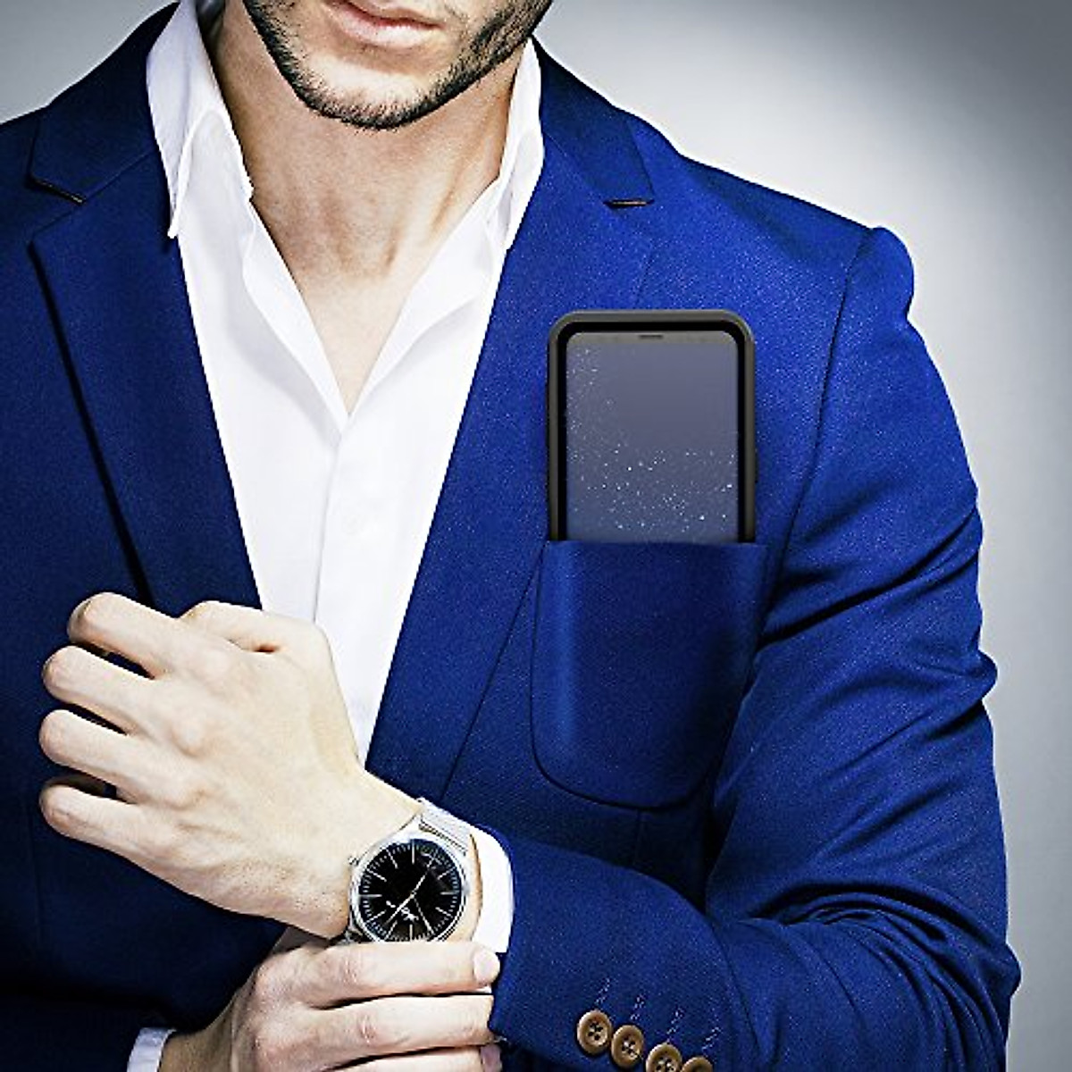 Samsung Galaxy S8 Plus Case, ToughBox® [Armor Series] [Shockproof] [Black] for Galaxy S8 Plus Case [with Holster & Belt Clip] [Fits OtterBox Defender Series Belt Clip Cover]