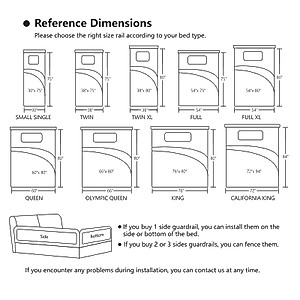 KCRET Bed Rail for Toddlers,Upgraded Infants Safety Bed Guardrail with Breathable Fabric for Twin, Double, Full-Size Queen & King Mattress (74.8"×30”, Gray)