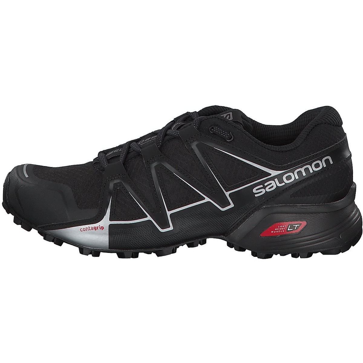 Salomon Men's Speedcross Vario 2 Trail Running Shoe, Black, 8 M US