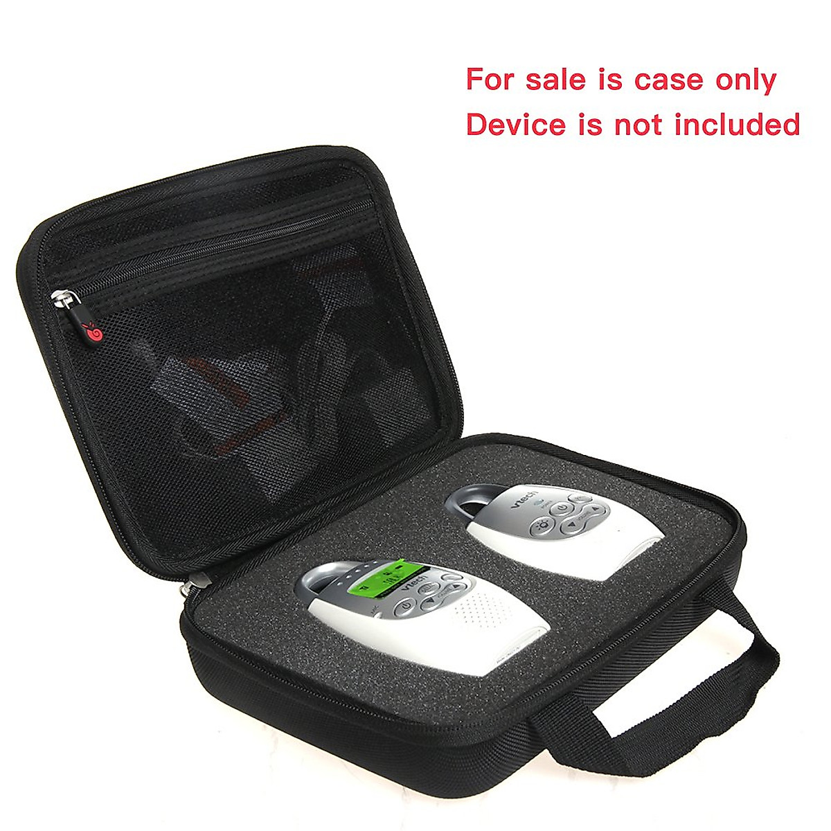 Hermitshell EVA Hard Protective Travel Case Carrying Pouch Cover Bag Fits VTech DM221 Safe & Sound Digital Audio Baby Monitor