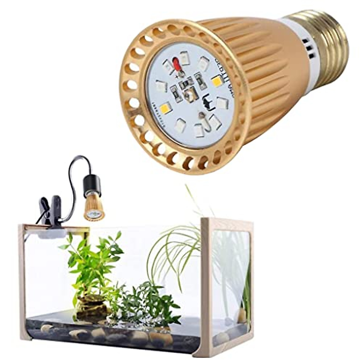 UVA UVB Reptile Light, UVB 10.0 LED Bulb, UVA UVB for Bearded Dragon, Full Spectrum Light Bulb for Lizards, Turtles, Spiders etc.